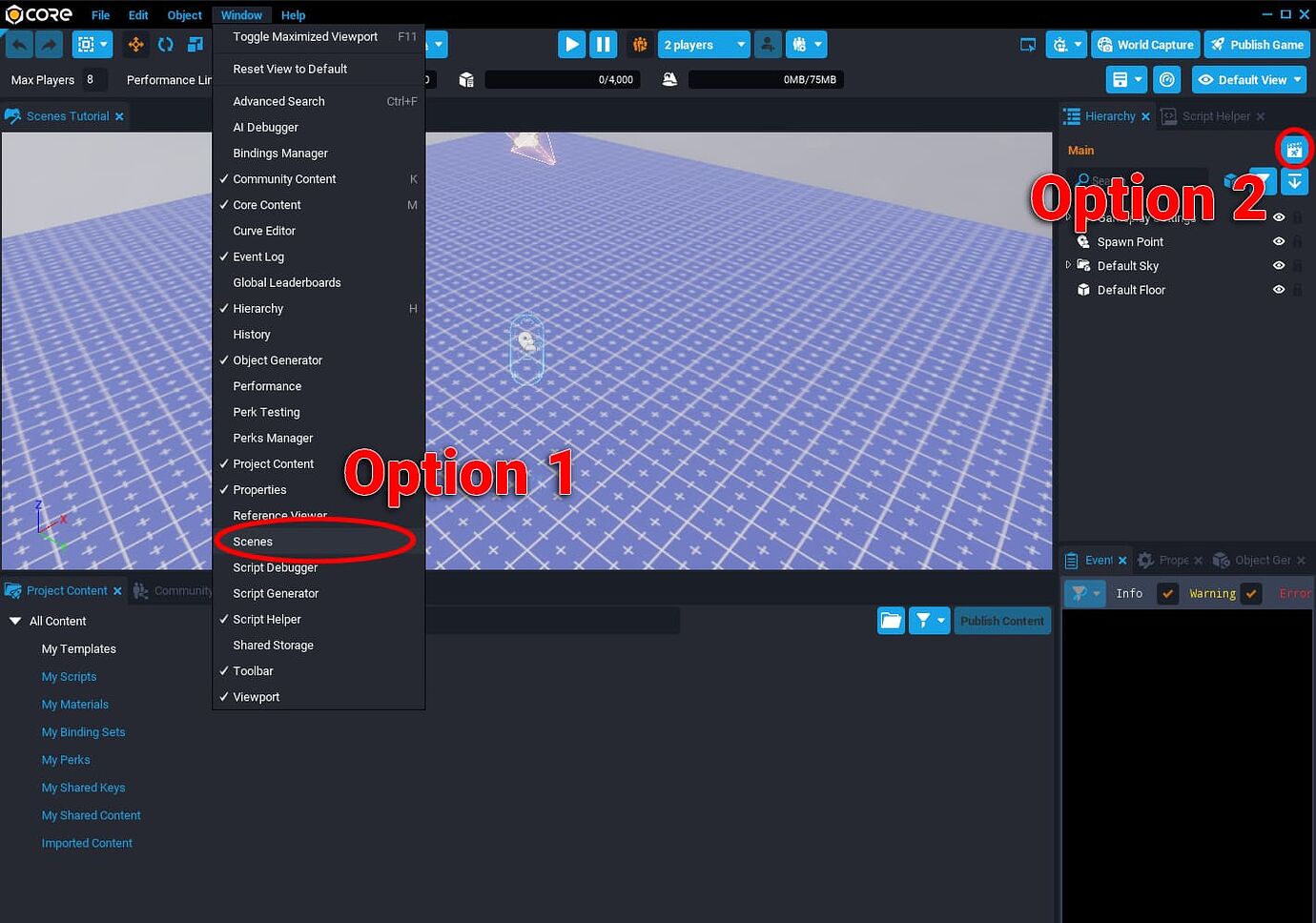 Core Scenes - Everything you need to know - Tutorials - Core Creator Forums
